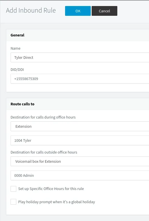 3CX | Inbound Rules | Tutorial | Voxtelesys