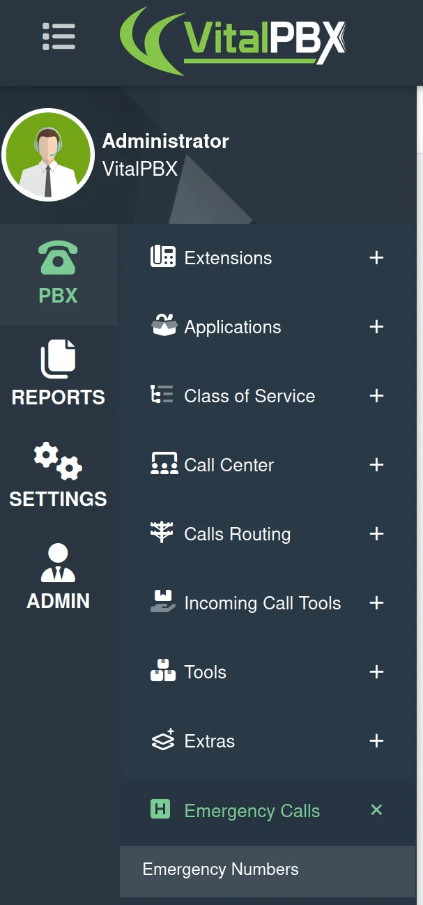 VitalPBX | Add Emergency Numbers | Tutorial | Voxtelesys